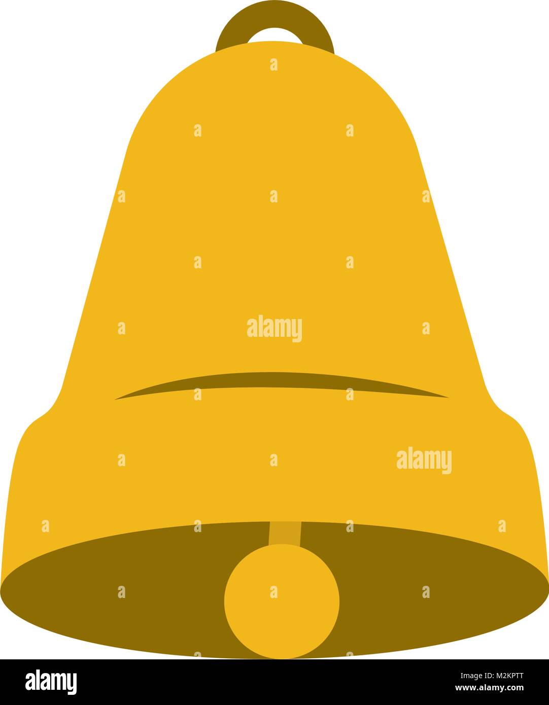 bell front view on colorful silhouette Stock Vector Image & Art - Alamy