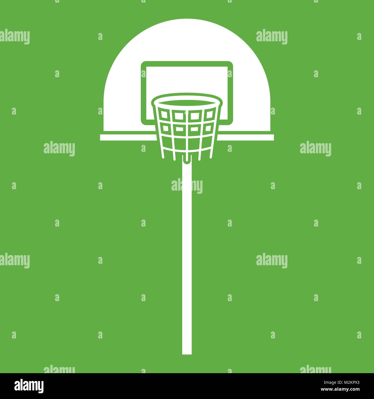 Street basketball hoop icon green Stock Vector Image & Art - Alamy