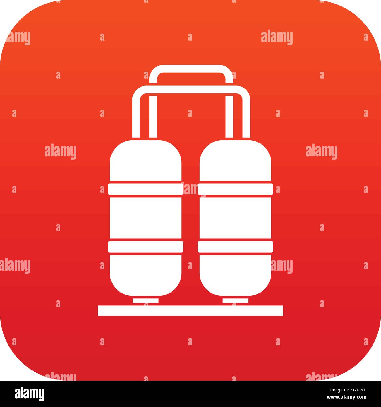 Oil refinery plant icon digital red Stock Vector Image & Art - Alamy