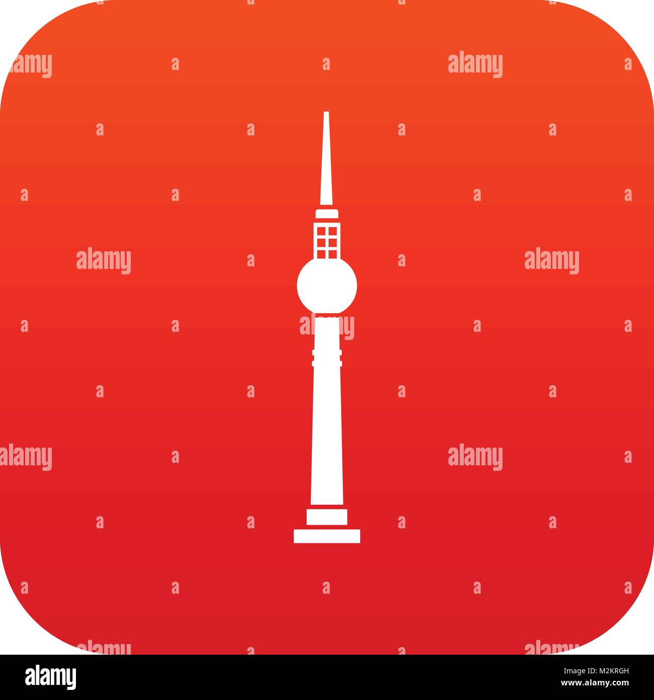 Red radio tower Stock Vector Images - Alamy