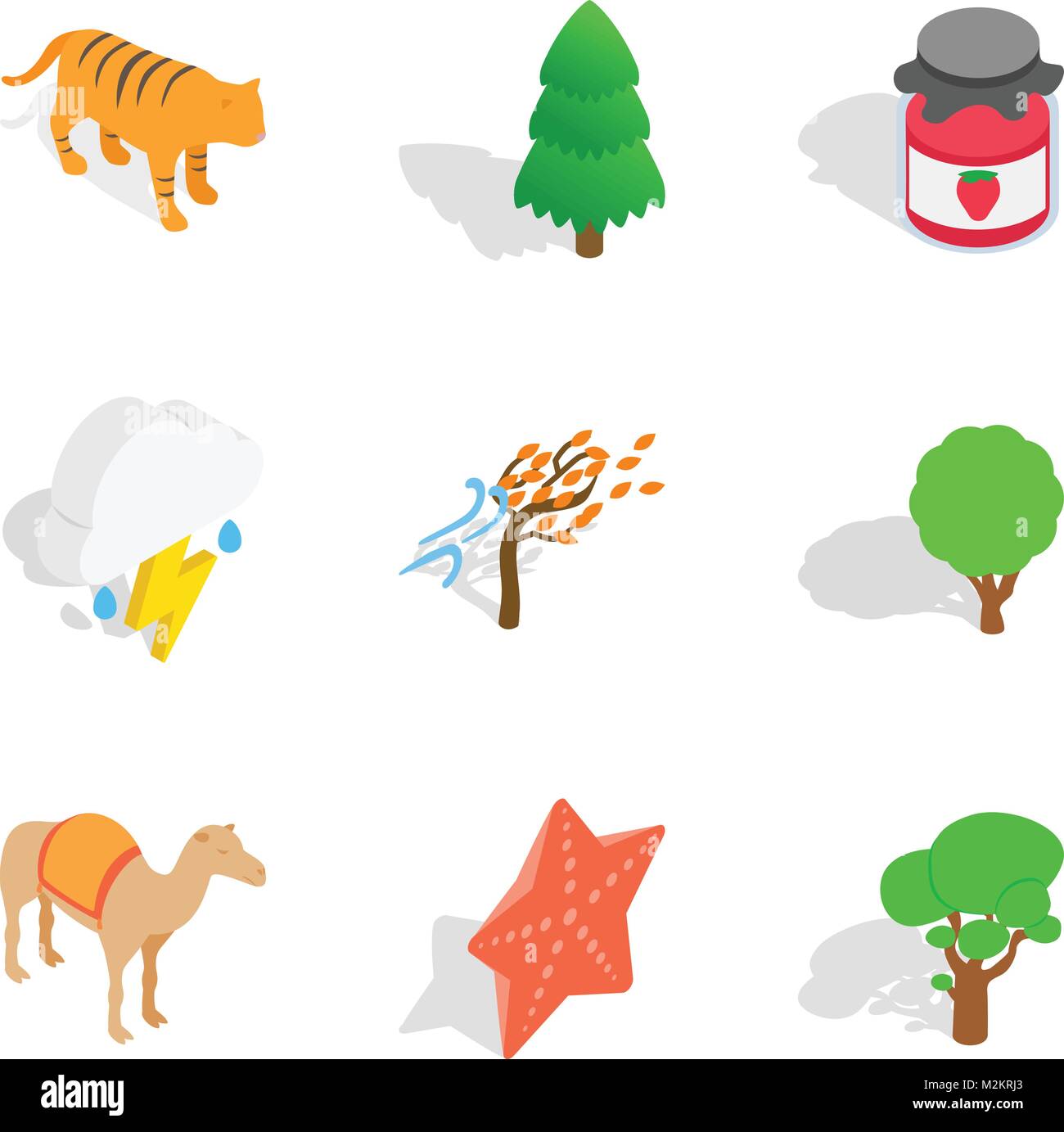 Forested area Stock Vector Images - Alamy