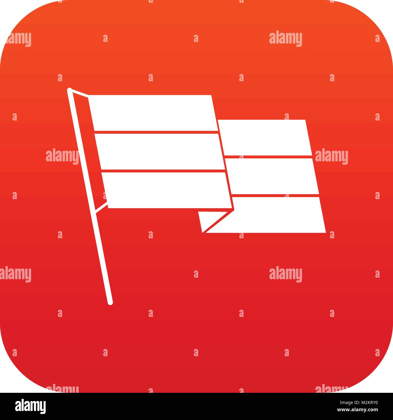 Flag icon digital red Stock Vector Image & Art - Alamy