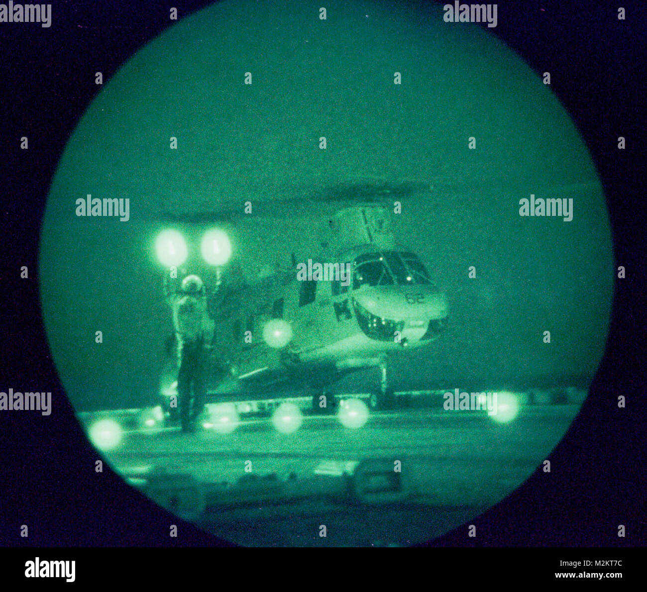 990524-N-9593R-001 An HH-46 Sea-Air Rescue helicopter aboard the USS ...