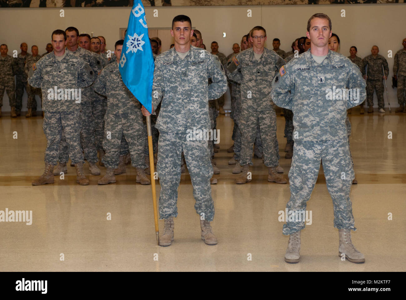 BSTB Colors Uncasing 002 by Oklahoma National Guard Stock Photo - Alamy