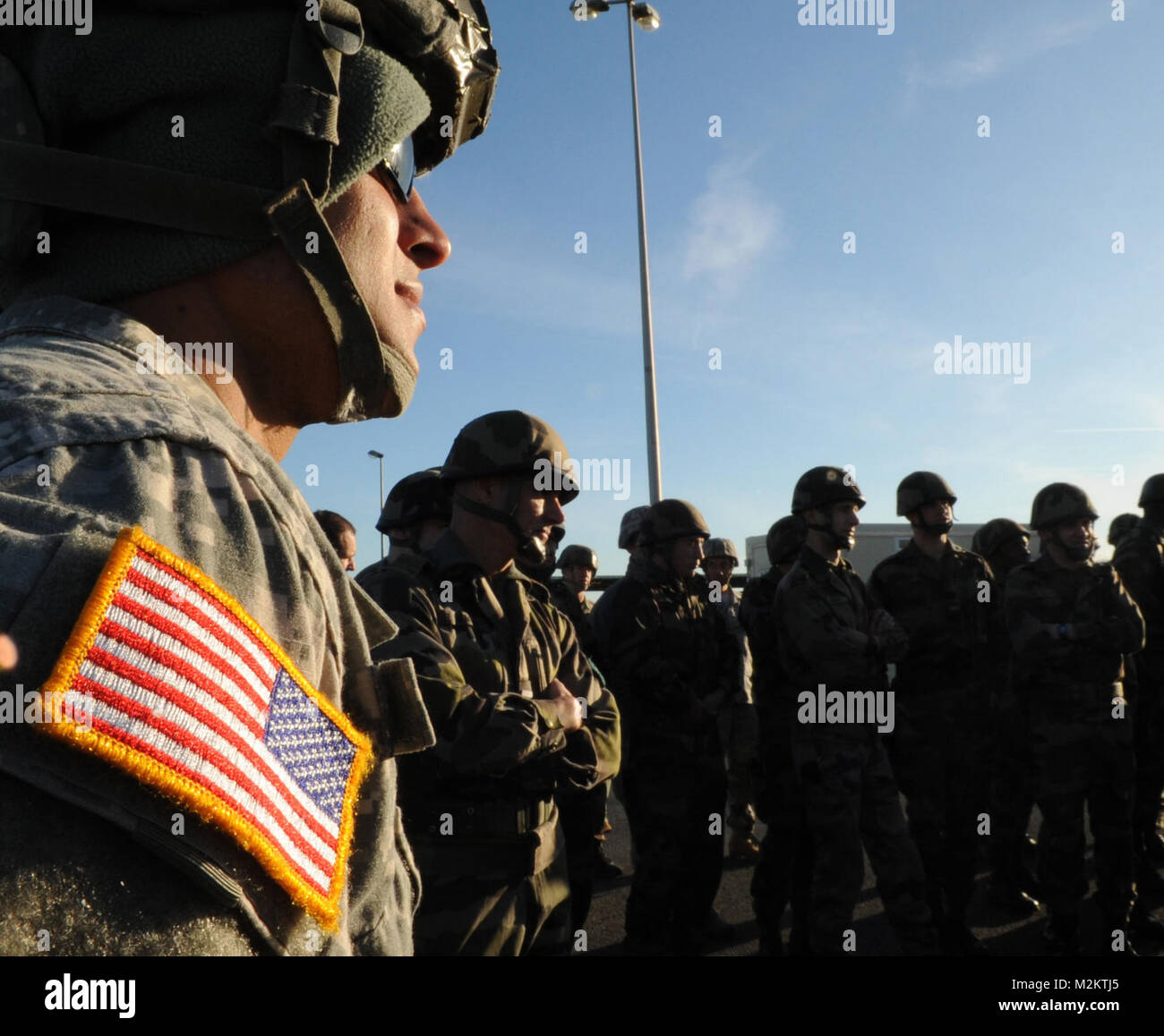 Airborne members from the 435th Contingency Readiness Group and the 5th ...