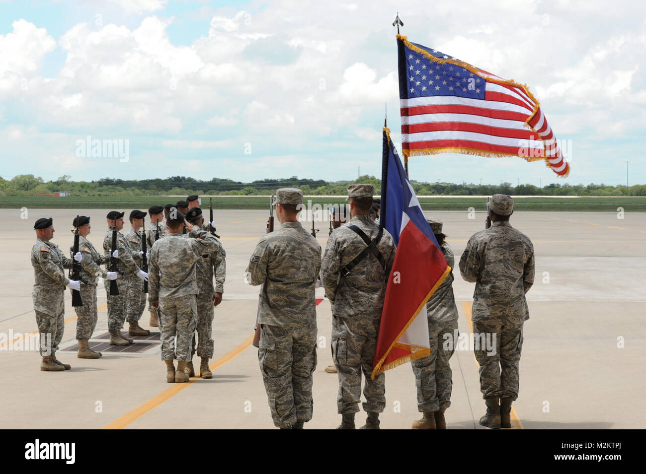 The Texas Military Forces prepares for their international guest ...