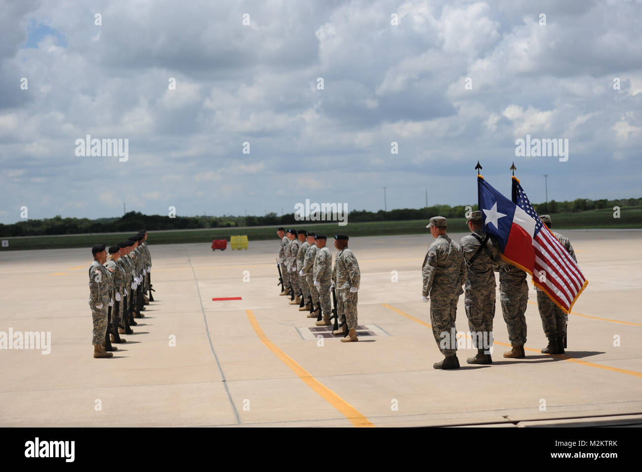 The Texas Military Forces prepares for their international guest ...