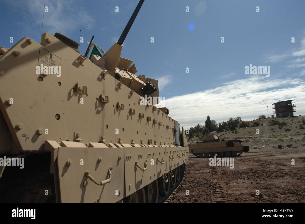 Bradley crews with Bravo company, 1st battalion, 163rd Infantry ...