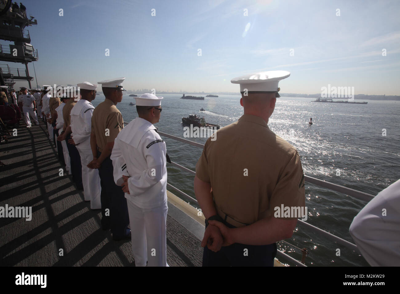 NEW YORK -- Navy and Coast Guard ships arrived in New York marking the ...