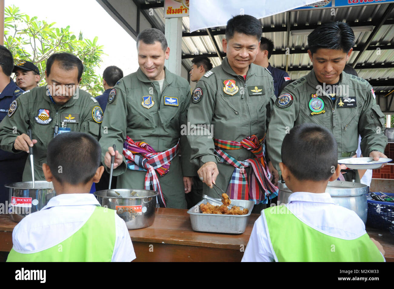 Cope Tiger exercise - during a community outreach and cultural exchange ...
