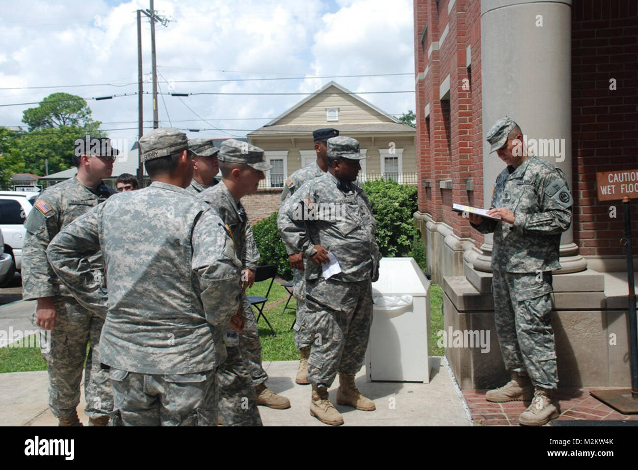 NEW ORLEANS- Louisiana Army National Guardsman 1st Sgt. Todd M ...