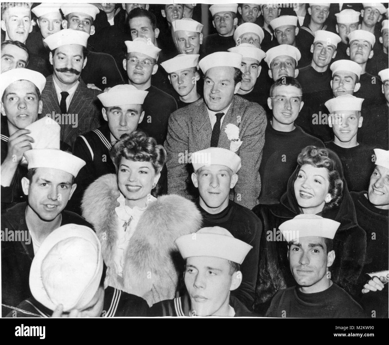 Bob Hope,Claudette Colbert copy by NAVSEA Corona Stock Photo - Alamy