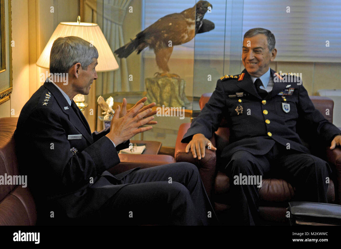 Air Force Chief of Staff Gen. Norton Schwartz and Gen. Hasan Aksay ...