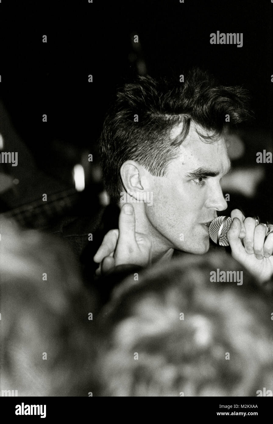 Morrissey. The Smiths play Guildford Civic Hall on the 'Meat Is Murder ...