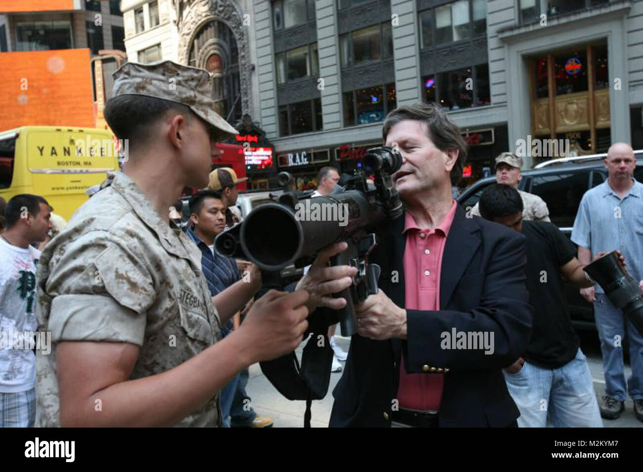 A Marine from Special Purpose Marine Air Ground Task Force New York ...