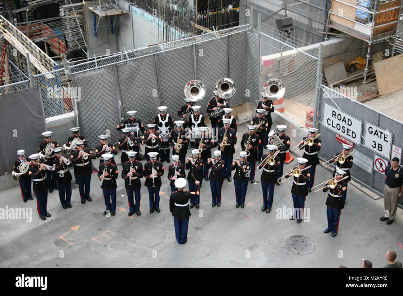 911 ground zero marines hi-res stock photography and images - Alamy