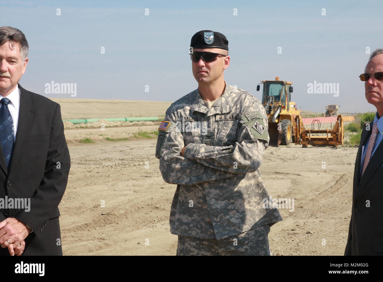 Col. Andrew W. Backus the incoming District Commander of the Norfolk ...