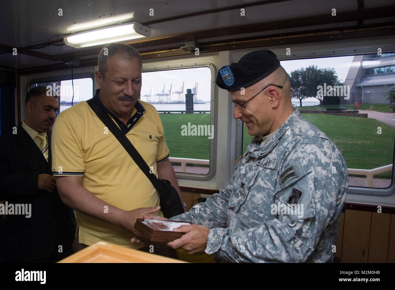 Senior level engineers from the Iraqi ministries of defense and ...