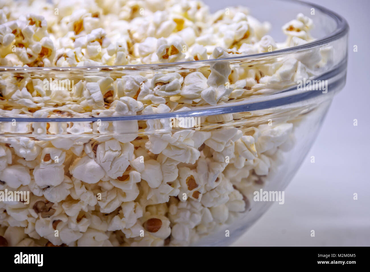 Popcorn in transparent glass hi-res stock photography and images - Alamy