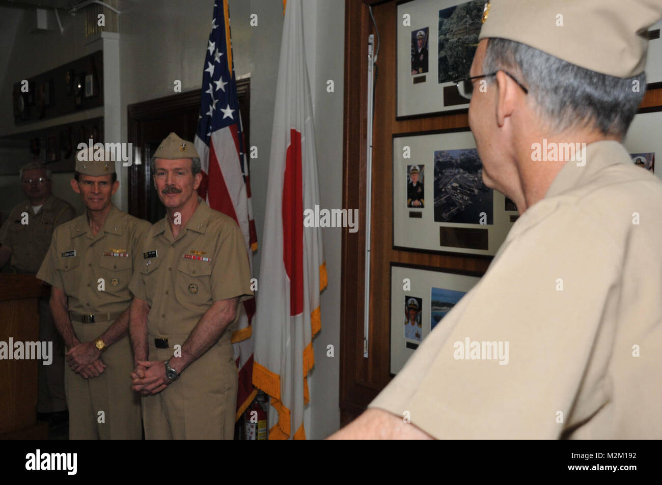 Rear Adm. Dan Cloyd relieved Rear Adm. Richard Wren as Commander, U.S ...
