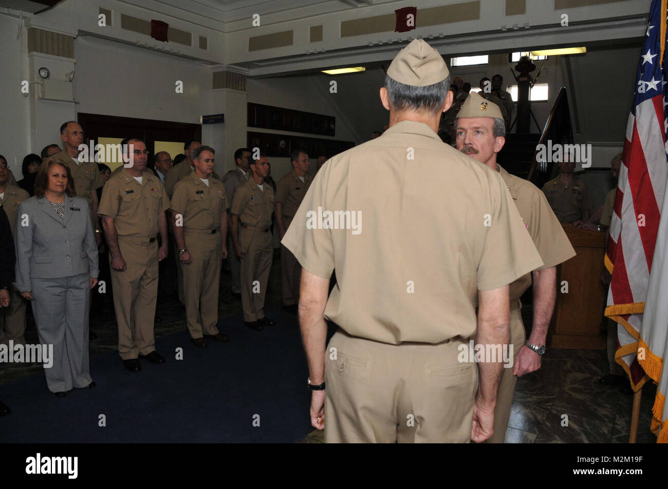 Rear Adm. Dan Cloyd relieved Rear Adm. Richard Wren as Commander, U.S ...