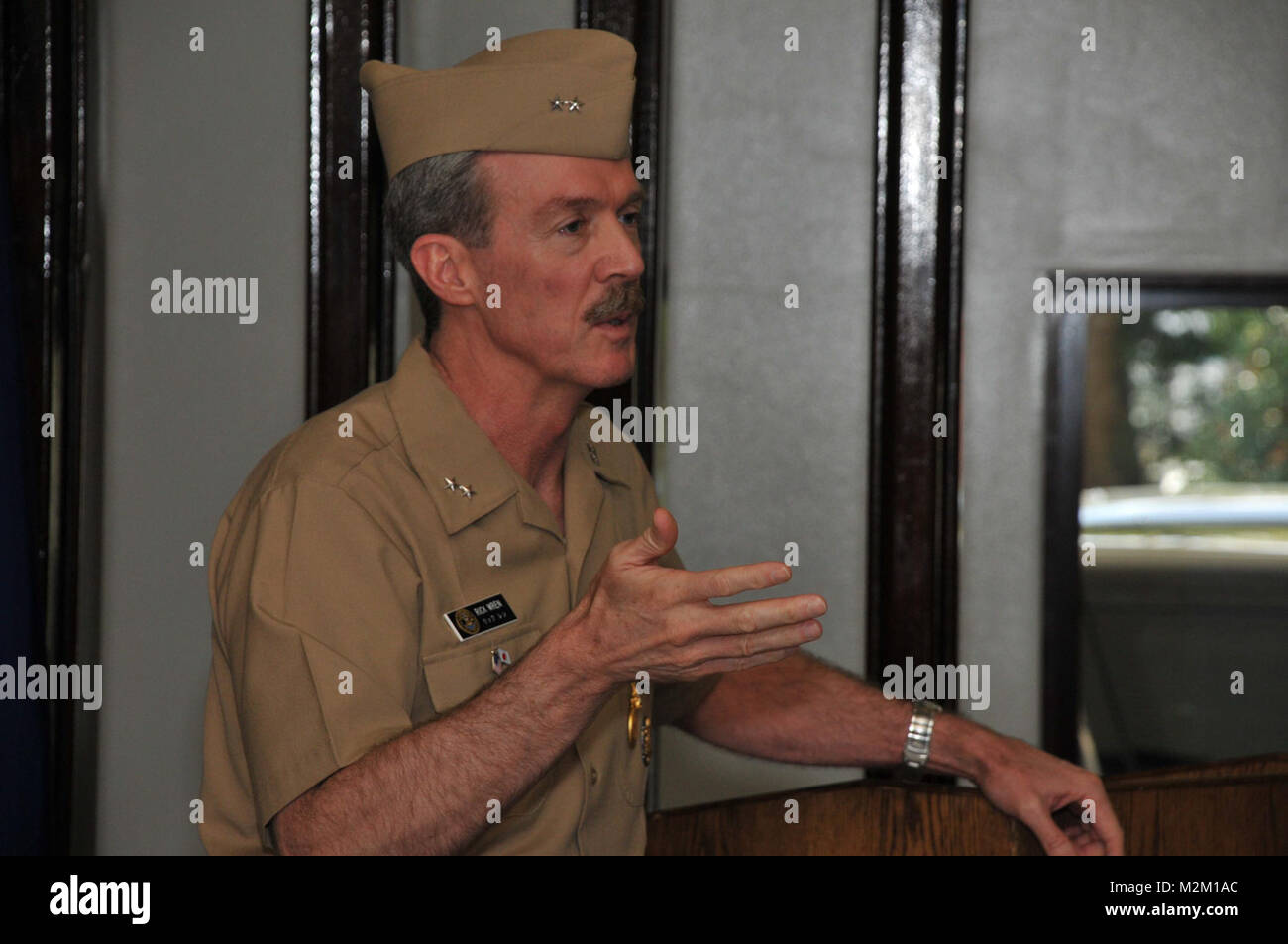 Rear Adm. Dan Cloyd relieved Rear Adm. Richard Wren as Commander, U.S ...