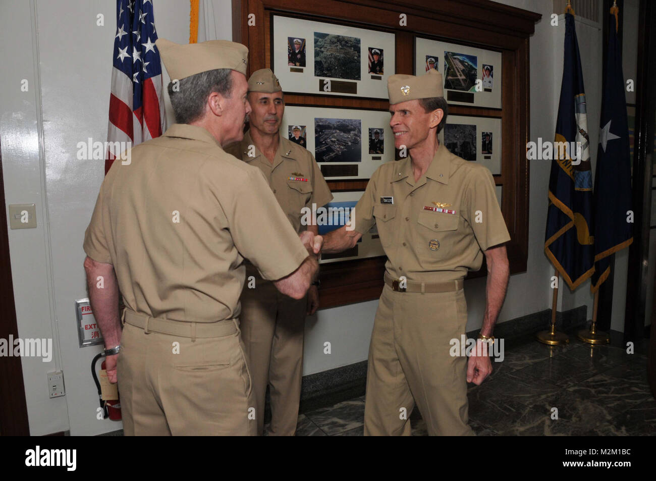 Rear Adm. Dan Cloyd relieved Rear Adm. Richard Wren as Commander, U.S ...