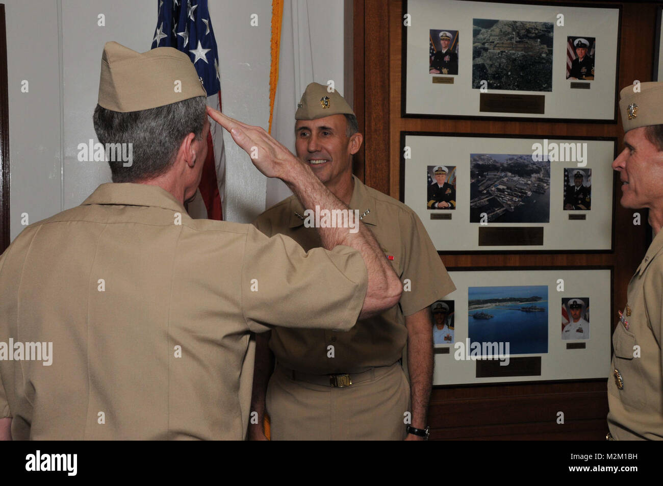 Rear Adm. Dan Cloyd relieved Rear Adm. Richard Wren as Commander, U.S ...
