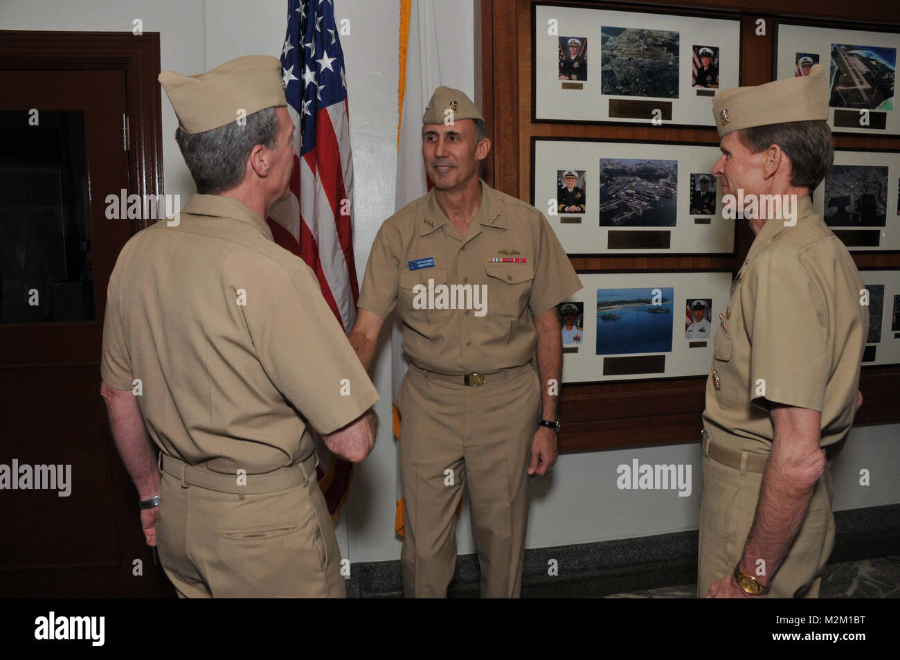 Rear Adm. Dan Cloyd relieved Rear Adm. Richard Wren as Commander, U.S ...