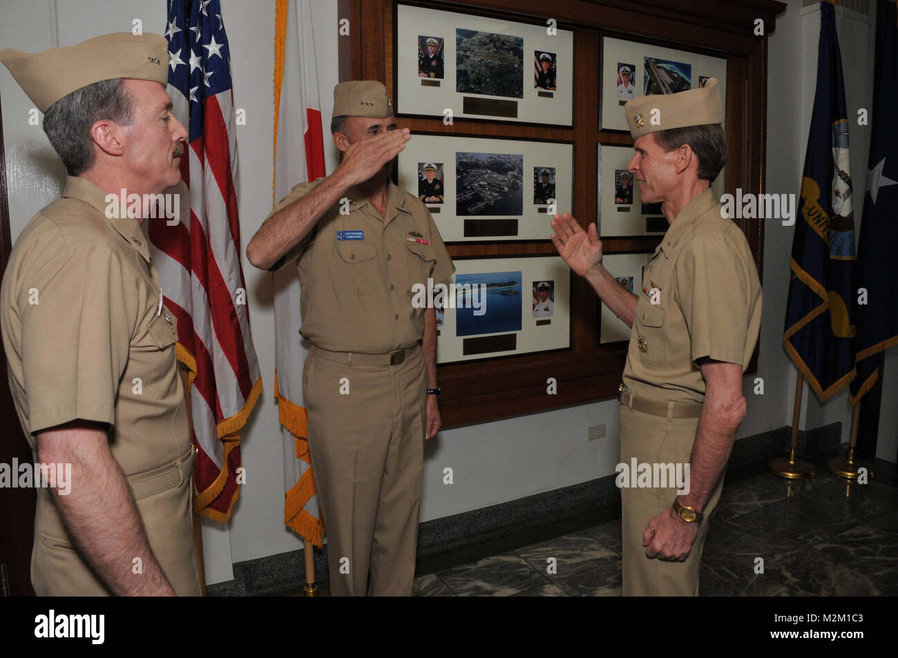 Rear Adm. Dan Cloyd relieved Rear Adm. Richard Wren as Commander, U.S ...