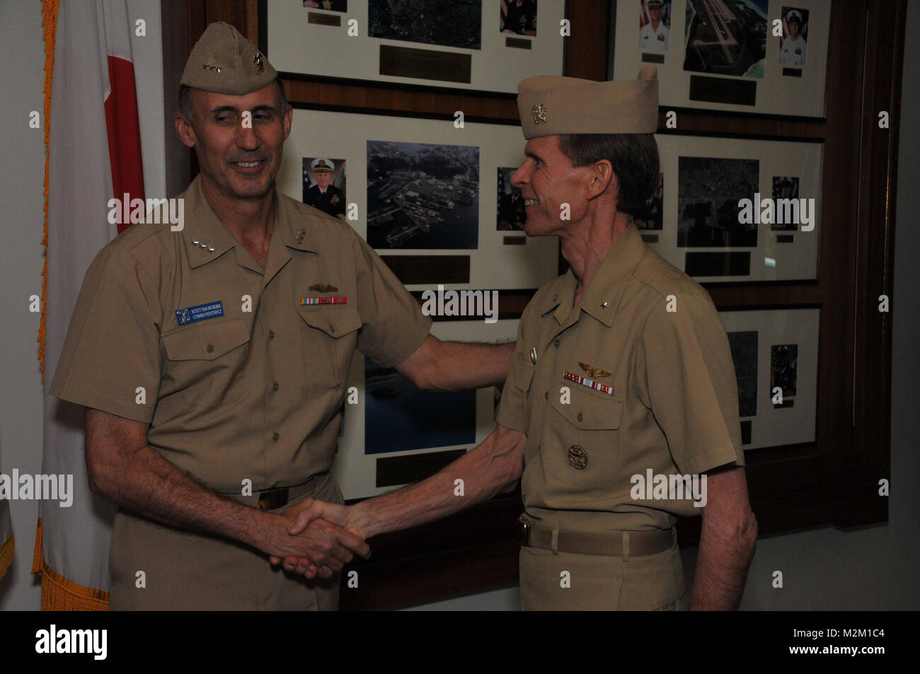 Rear Adm. Dan Cloyd relieved Rear Adm. Richard Wren as Commander, U.S ...