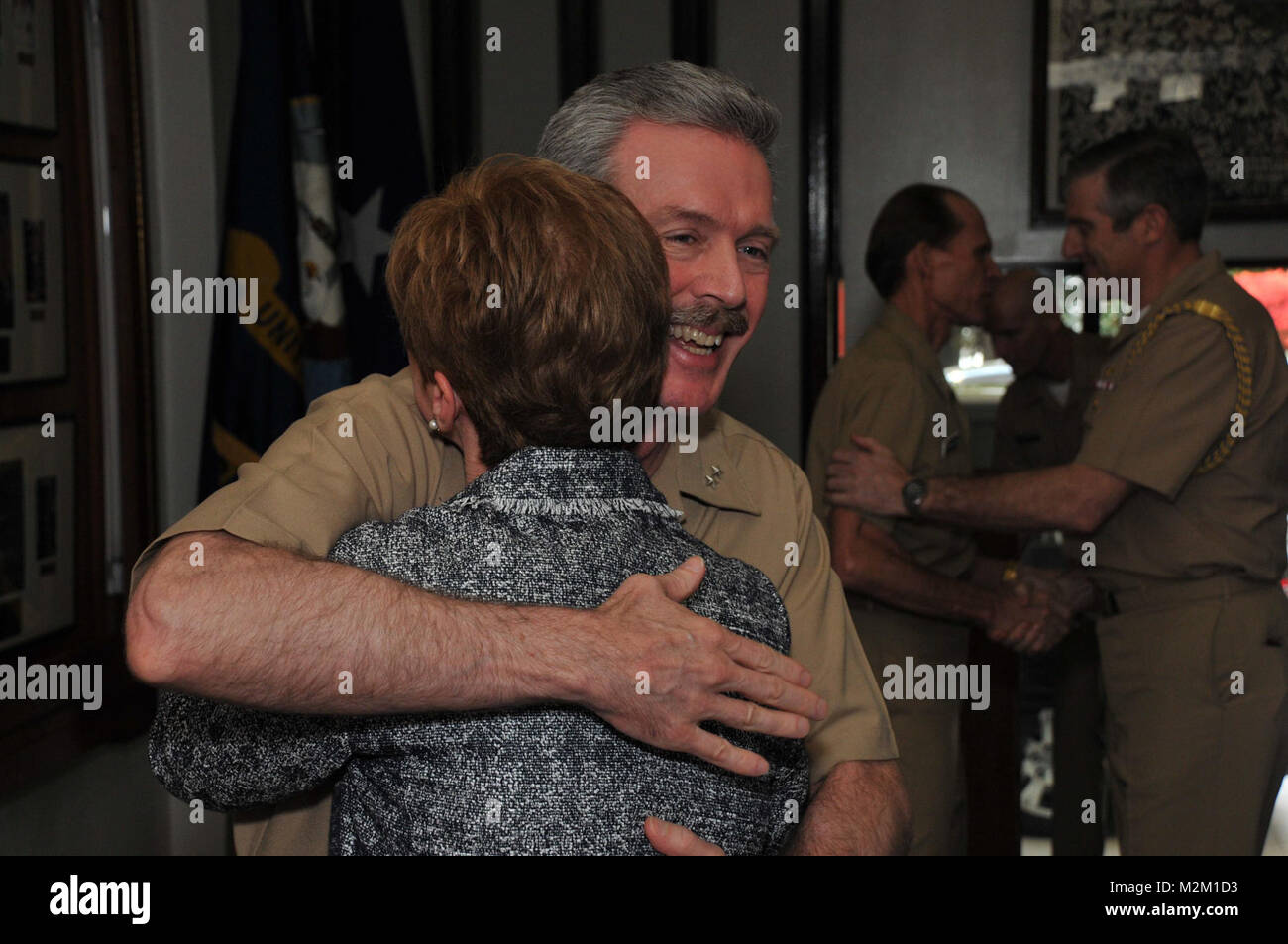 Rear Adm. Dan Cloyd relieved Rear Adm. Richard Wren as Commander, U.S ...