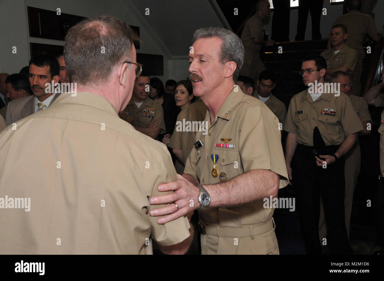 Rear Adm. Dan Cloyd relieved Rear Adm. Richard Wren as Commander, U.S ...