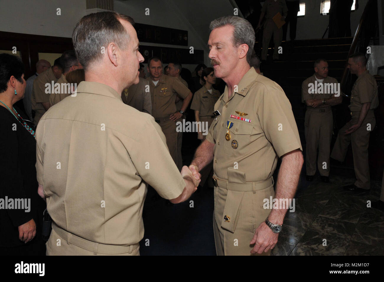 Rear Adm. Dan Cloyd relieved Rear Adm. Richard Wren as Commander, U.S ...