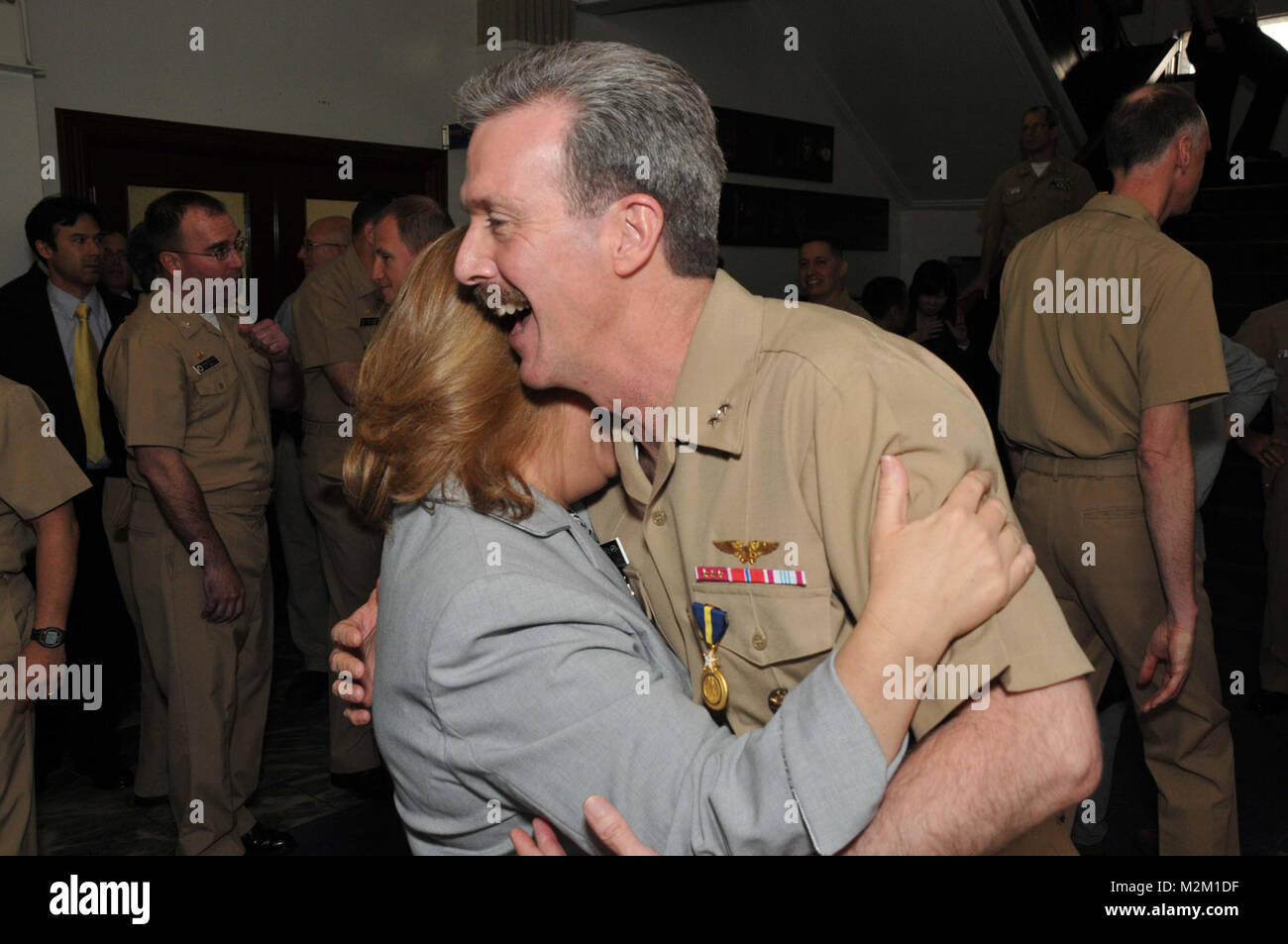 Rear Adm. Dan Cloyd relieved Rear Adm. Richard Wren as Commander, U.S ...