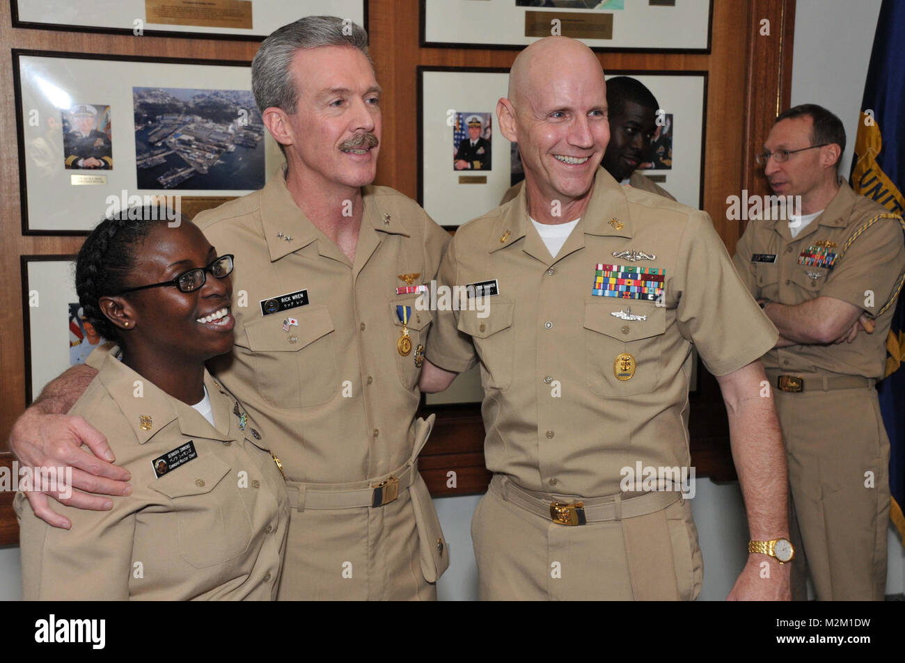 Rear Adm. Dan Cloyd relieved Rear Adm. Richard Wren as Commander, U.S ...