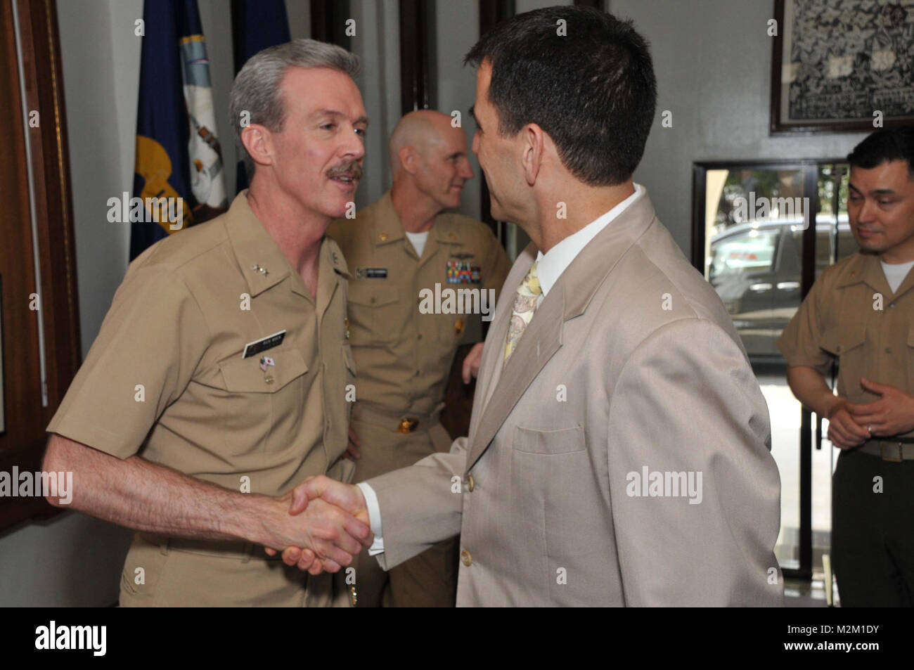 Rear Adm. Dan Cloyd relieved Rear Adm. Richard Wren as Commander, U.S ...