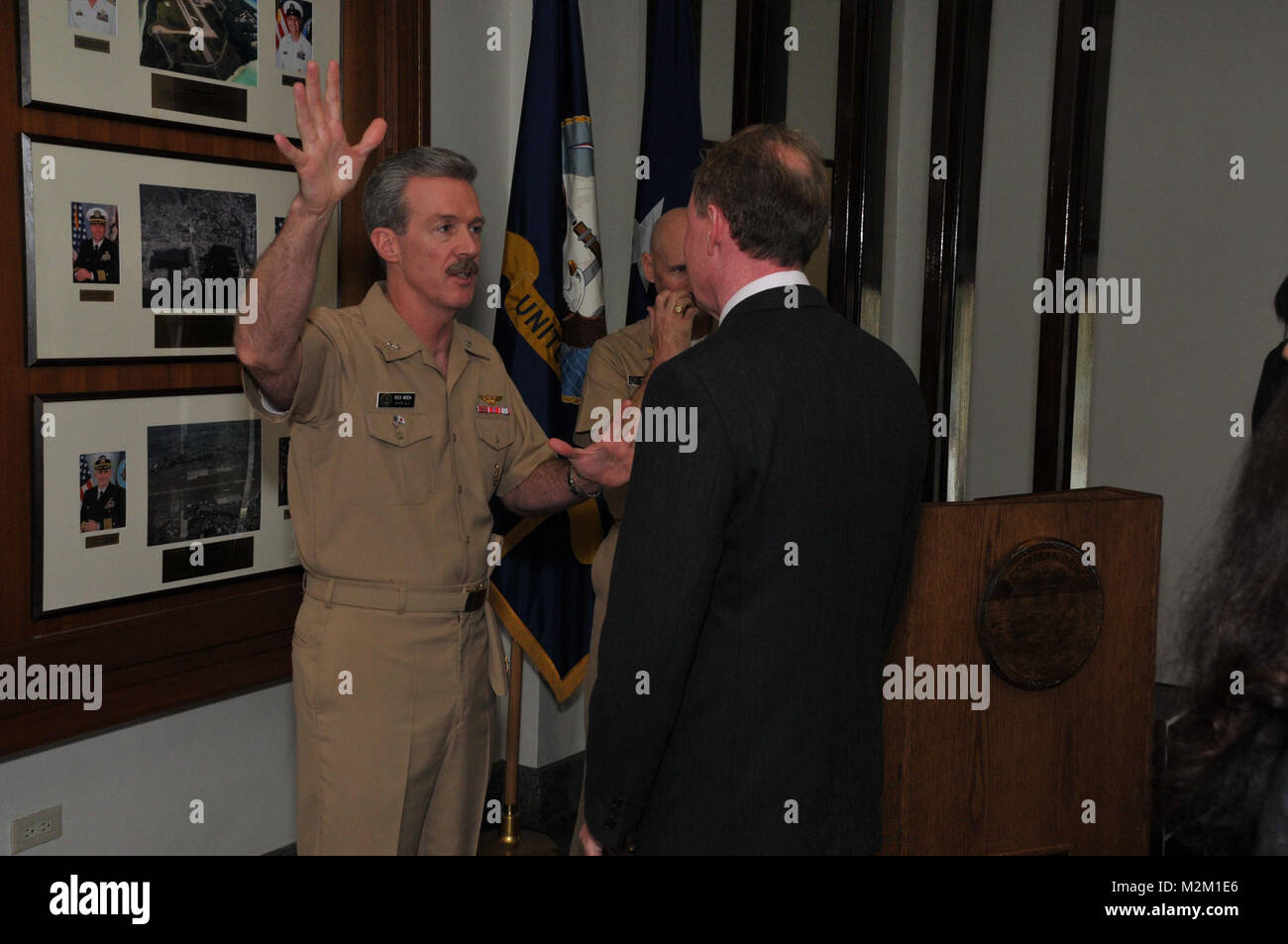 Rear Adm. Dan Cloyd relieved Rear Adm. Richard Wren as Commander, U.S ...