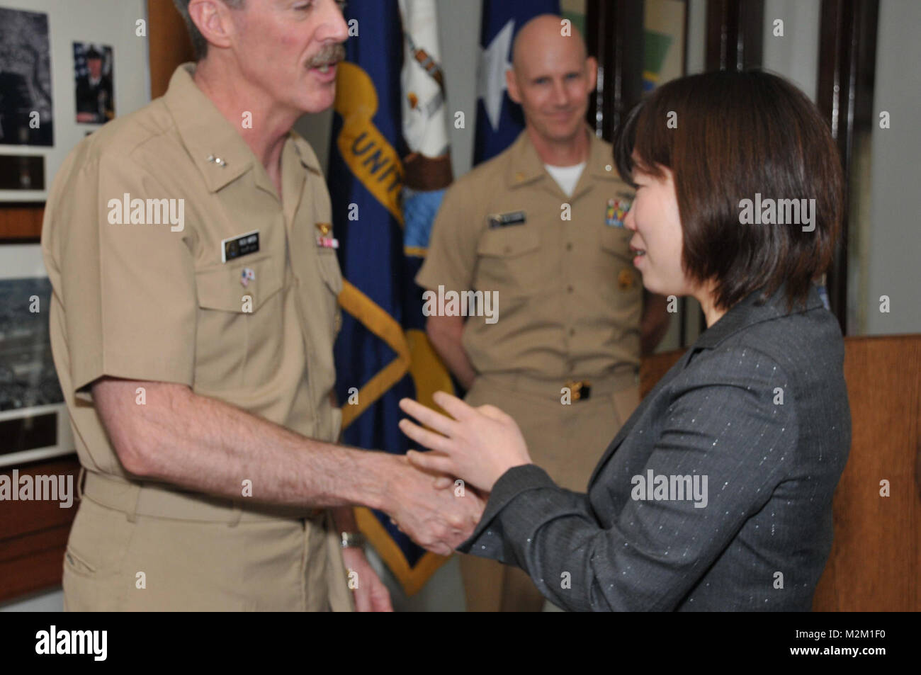 Rear Adm. Dan Cloyd relieved Rear Adm. Richard Wren as Commander, U.S ...