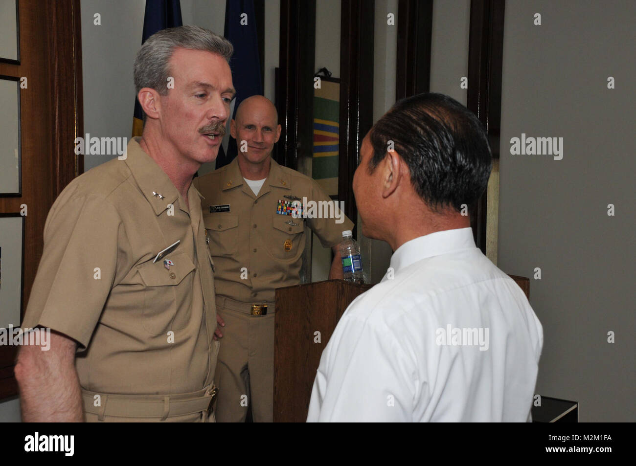 Rear Adm. Dan Cloyd relieved Rear Adm. Richard Wren as Commander, U.S ...