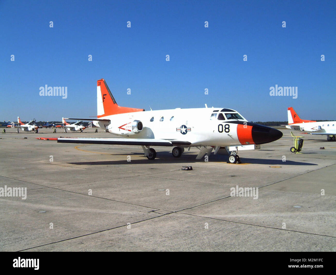 T-39 from VT-86 on the flightline at NAS Pensacola. Photo by Lt. Caleb ...