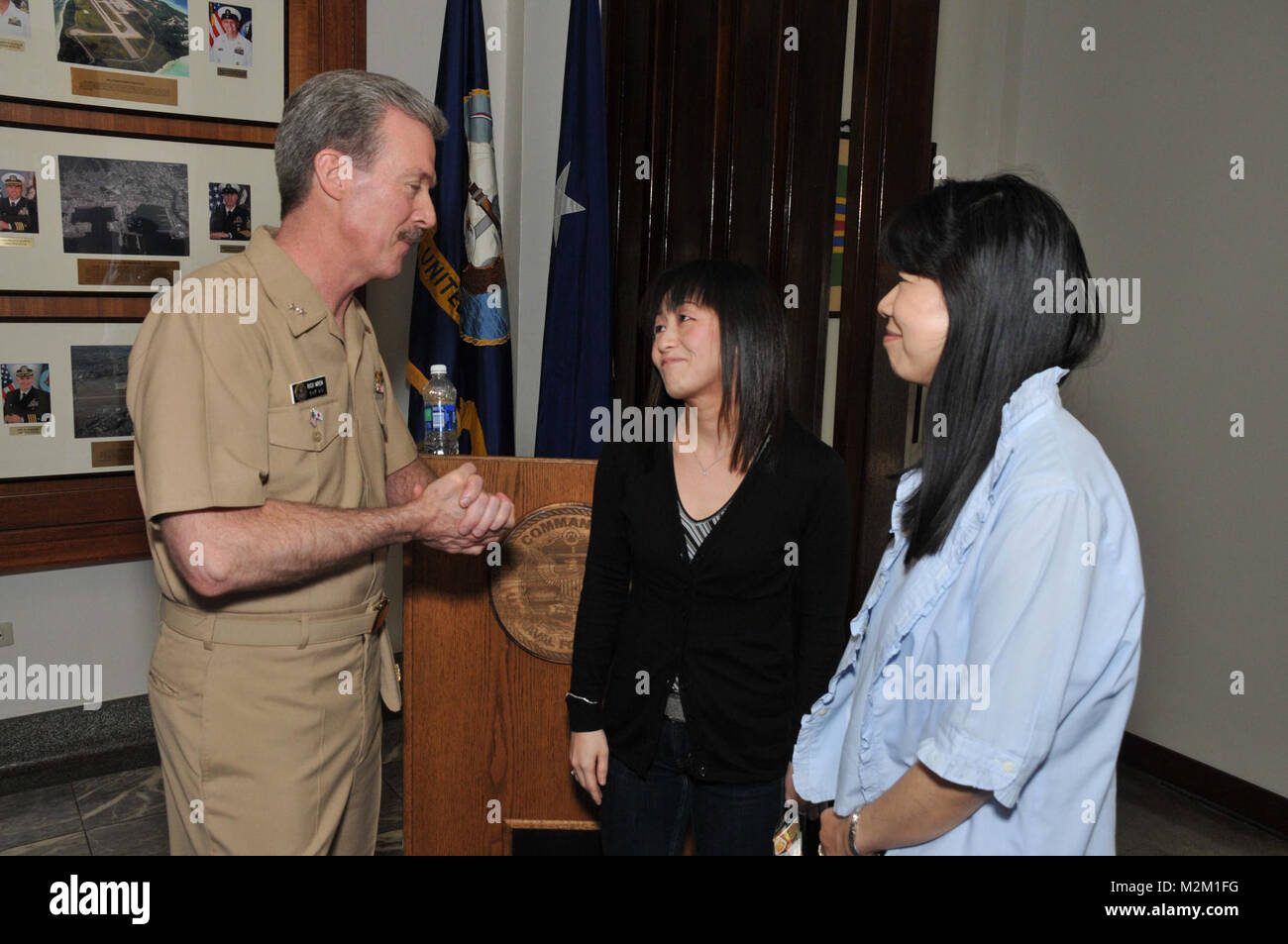 Rear Adm. Dan Cloyd relieved Rear Adm. Richard Wren as Commander, U.S ...