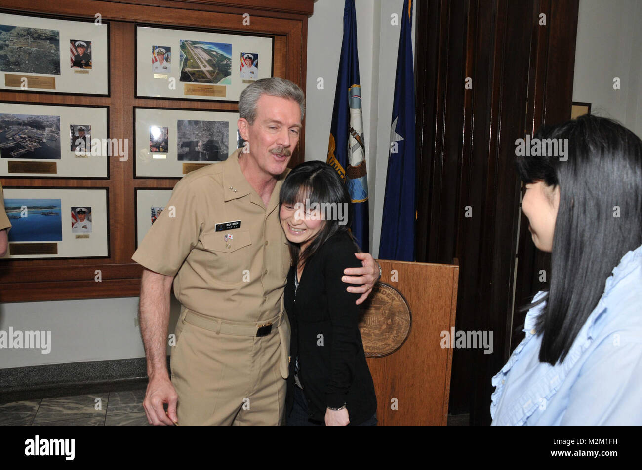 Rear Adm. Dan Cloyd relieved Rear Adm. Richard Wren as Commander, U.S ...