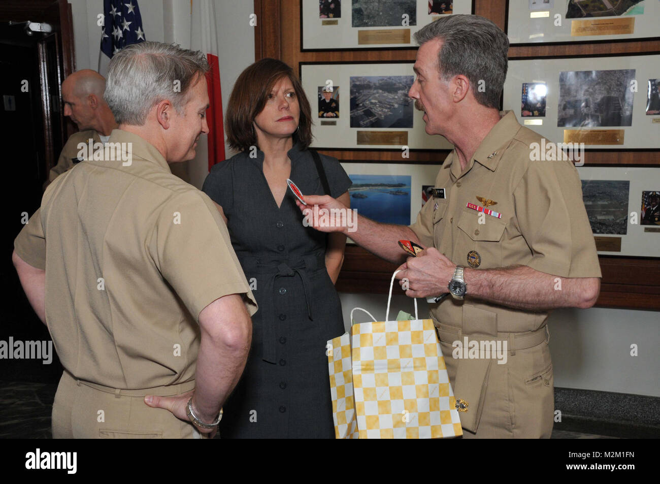 Rear Adm. Dan Cloyd relieved Rear Adm. Richard Wren as Commander, U.S ...