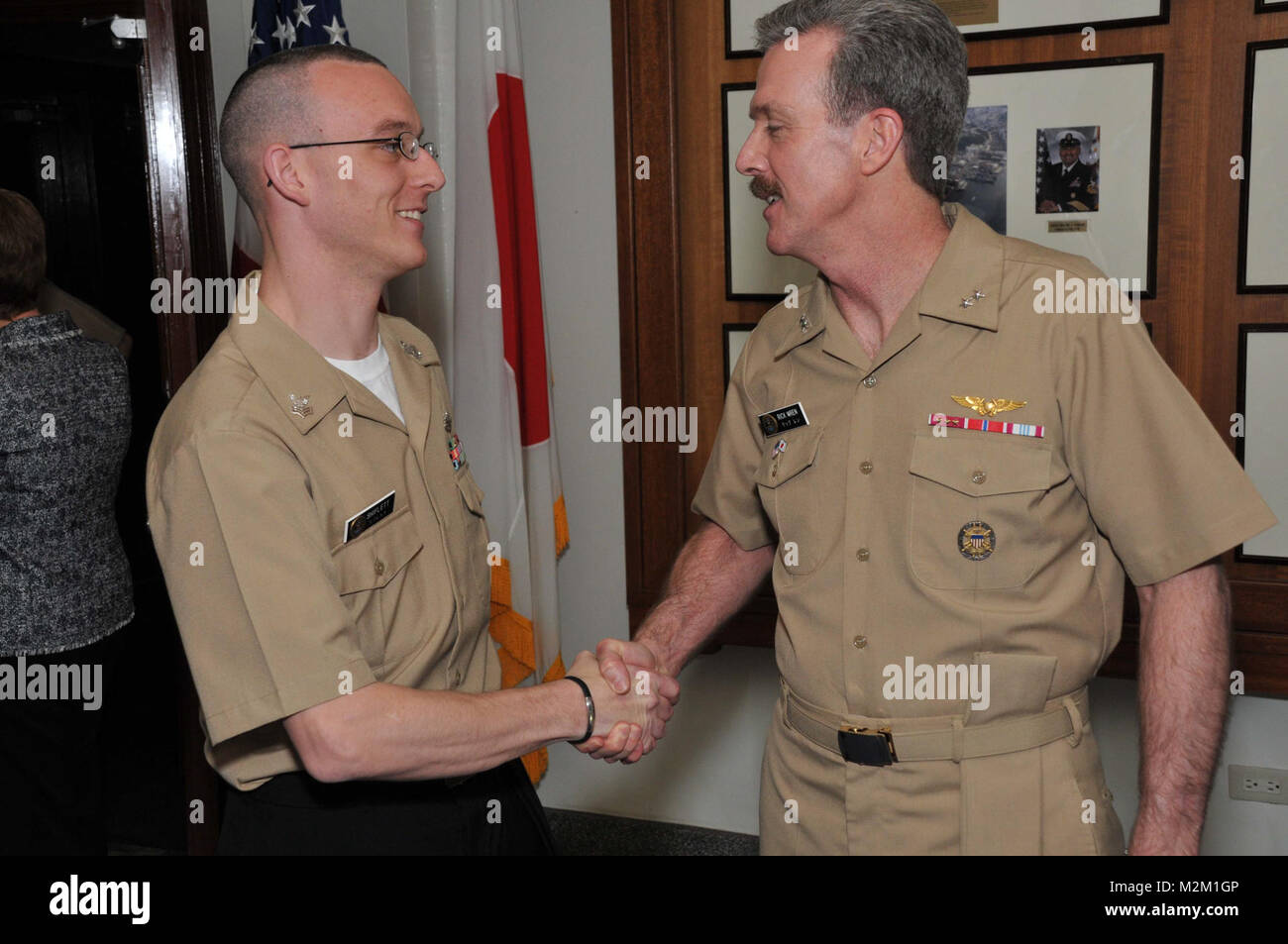 Rear Adm. Dan Cloyd relieved Rear Adm. Richard Wren as Commander, U.S ...