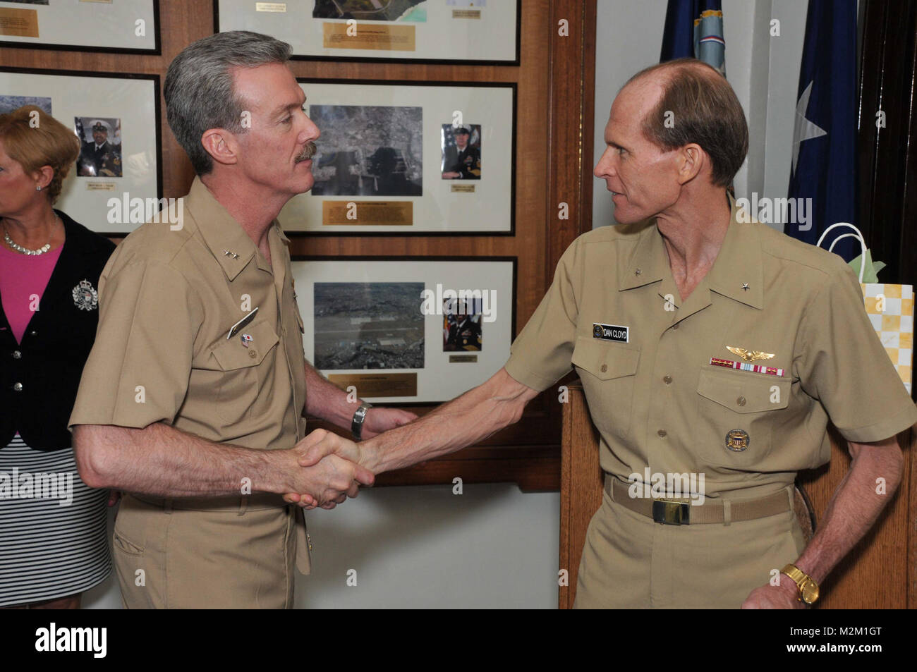 Rear Adm. Dan Cloyd relieved Rear Adm. Richard Wren as Commander, U.S ...