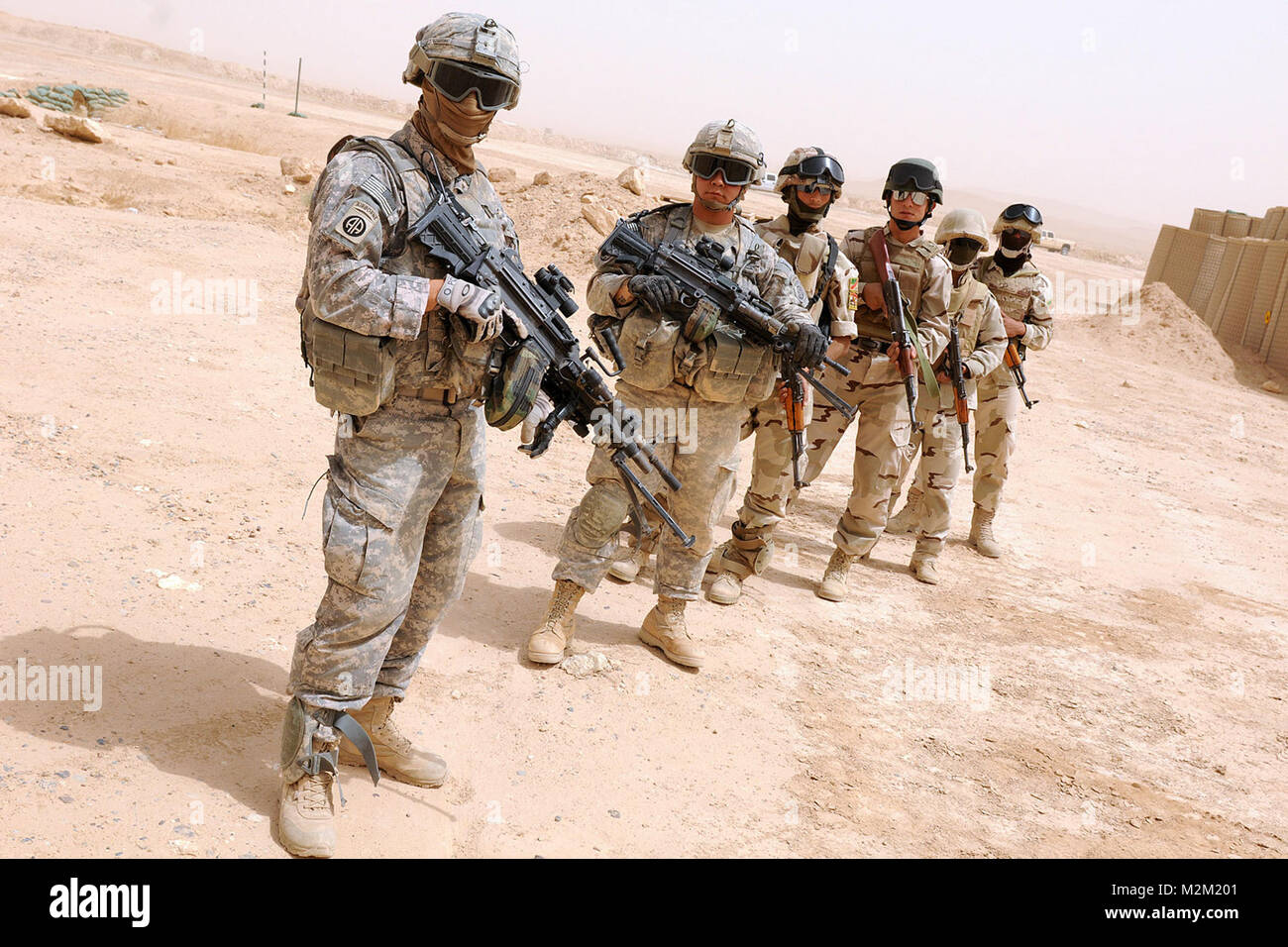 Practice loading by 1st Armored Division and Fort Bliss Stock Photo - Alamy