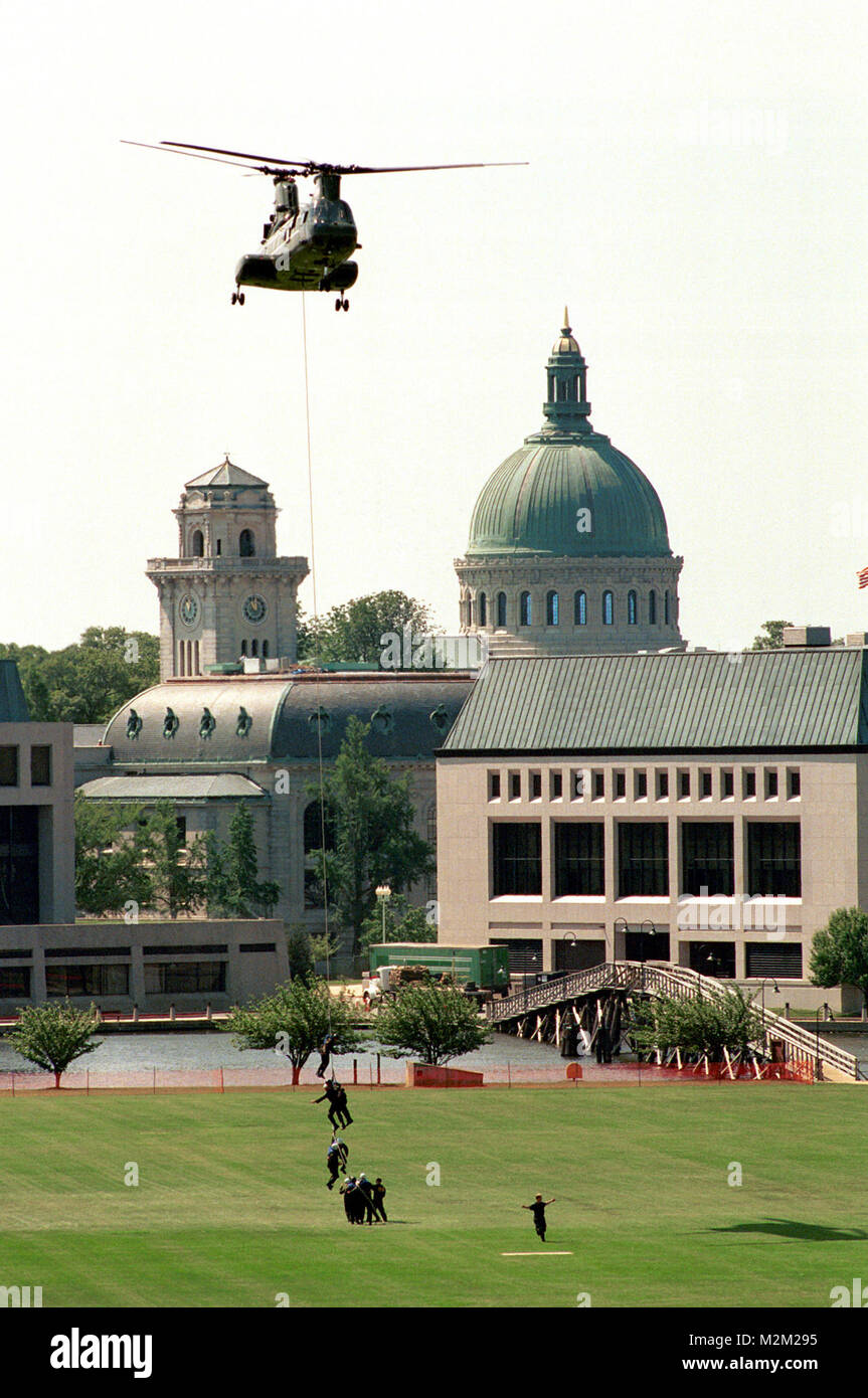 000608-N-1026B-002 ANNAPOLIS NAVAL ACADEMY (June 8, 2000) -- As part of ...