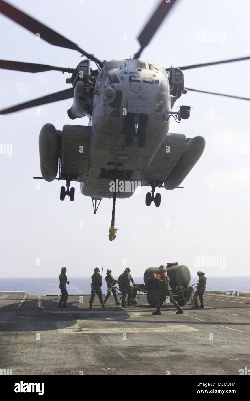 000815-M-6312K-003 (USS SAIPAN, Mediterranean Sea, Aug. 15, 2000) A CH ...