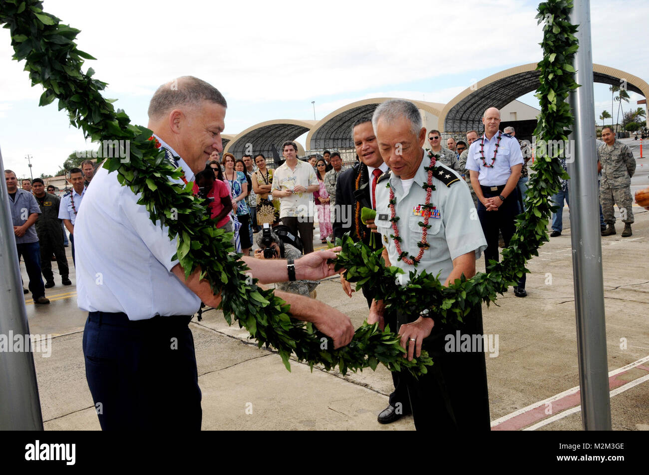 Gen. Gary L North, PACAF commander and Maj. Gen. Robert G.F. Lee ...